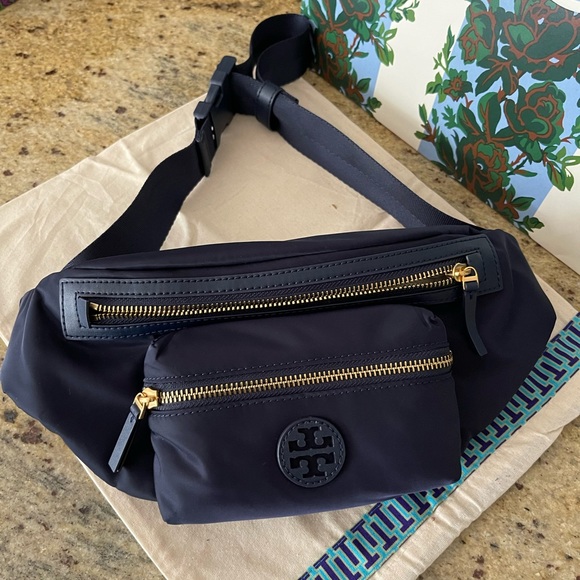 Tory Burch | Bags | New Tory Butch Belt Bag Navy Blue | Poshmark